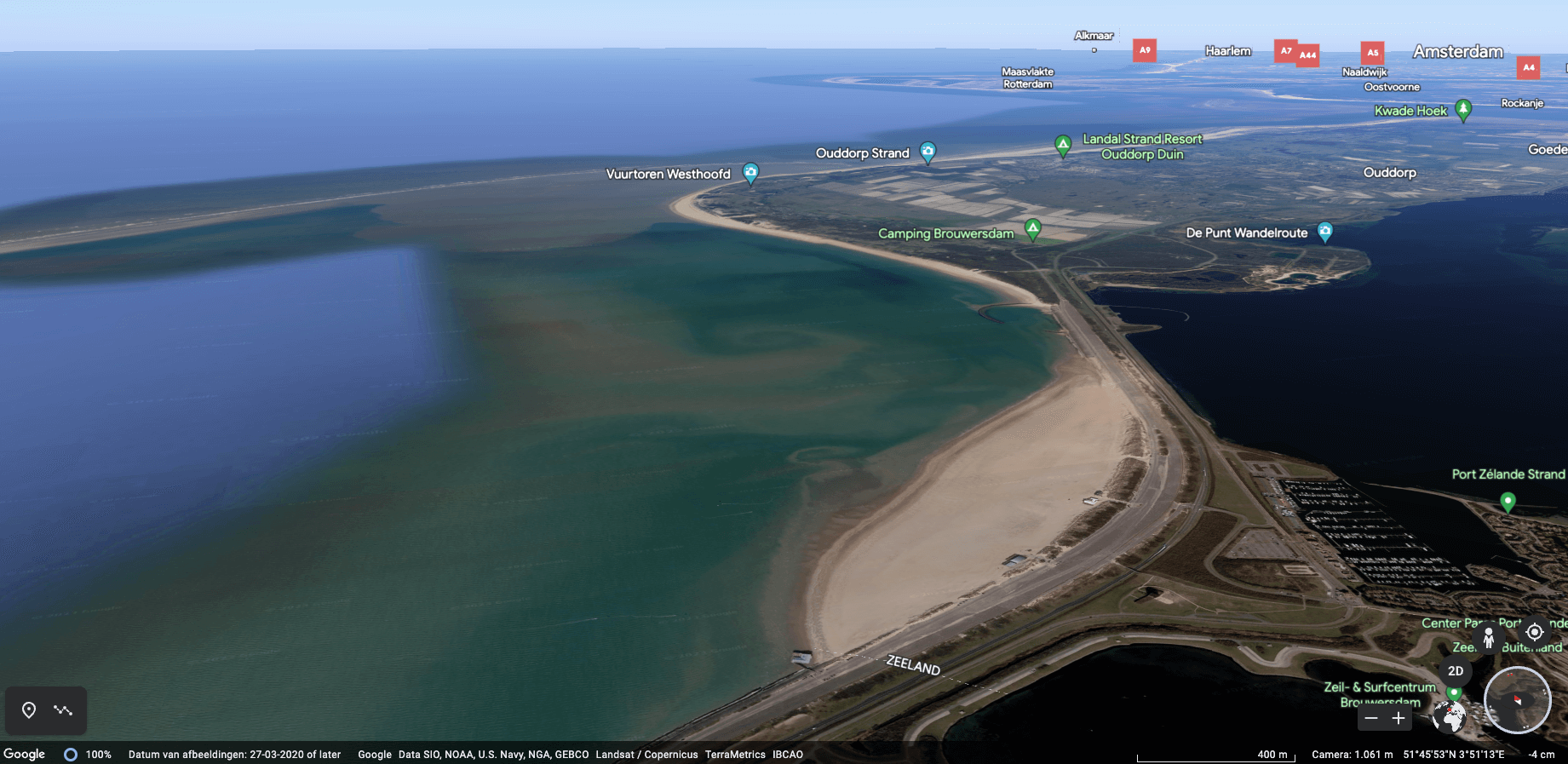 Kitespot Brouwersdam • NKV Spotkaart