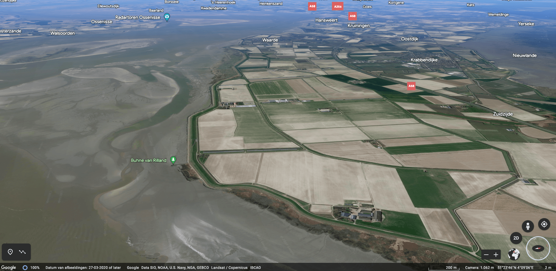 Kitespot Rilland-Bath (Zimmermangeul) • NKV Spotkaart